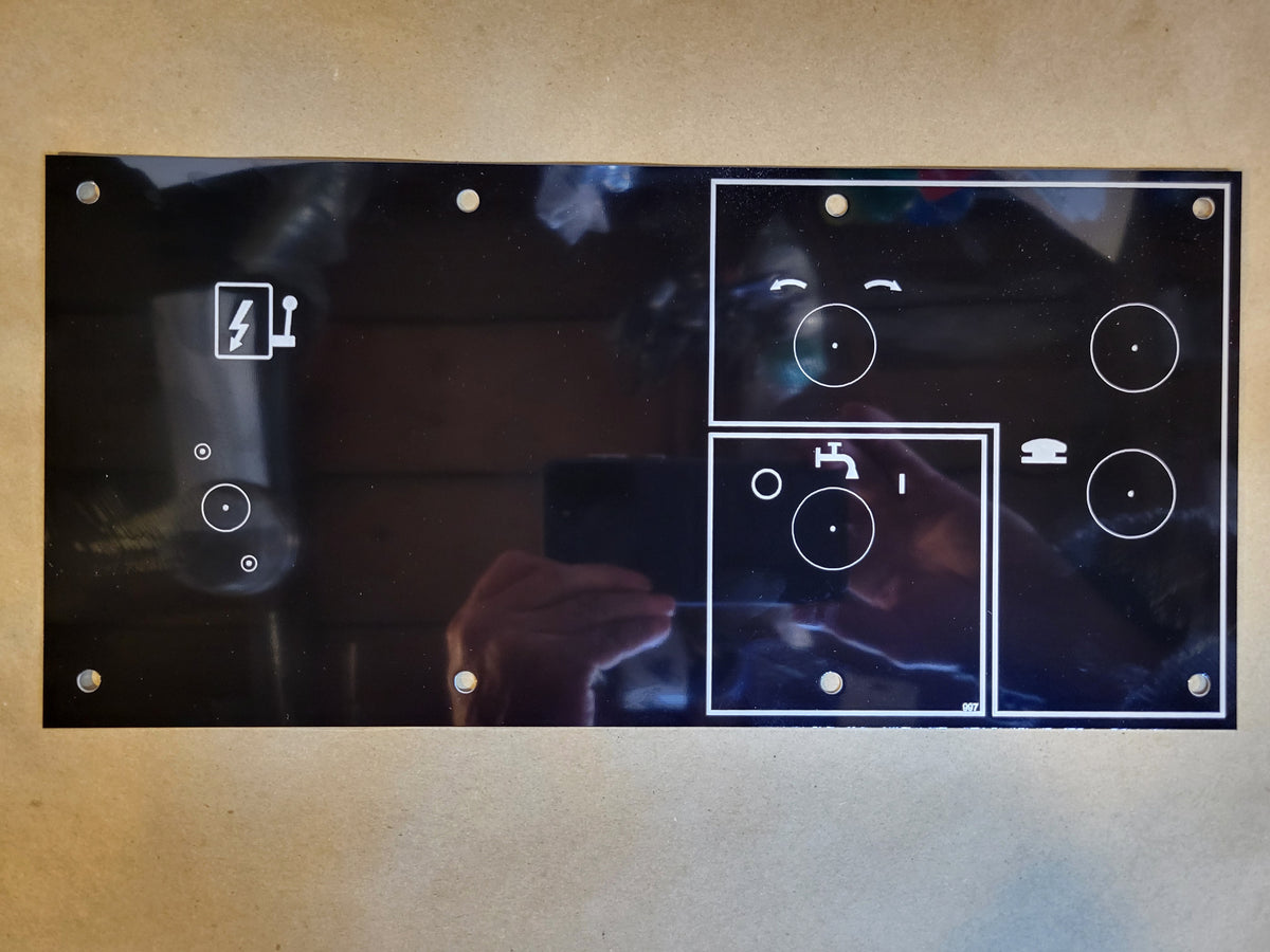 Clausing 11" - Harrison M250 - Nameplate Name Tag Badge Plate Thread T ...