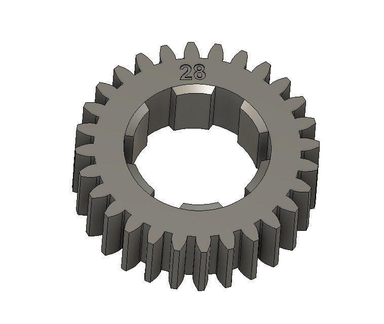 Colchester VS 3250 - 28 Tooth Gear - 6 spline - Fiber replacement ...