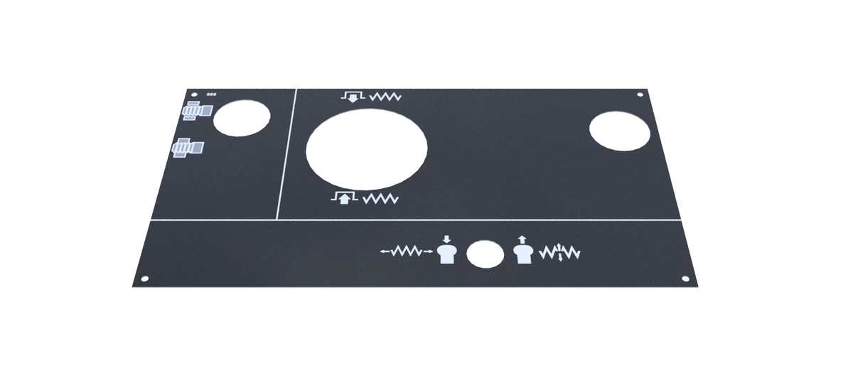 Clausing 11" - Harrison M250 - Front Apron Plate # 966 - Badge Namepla ...