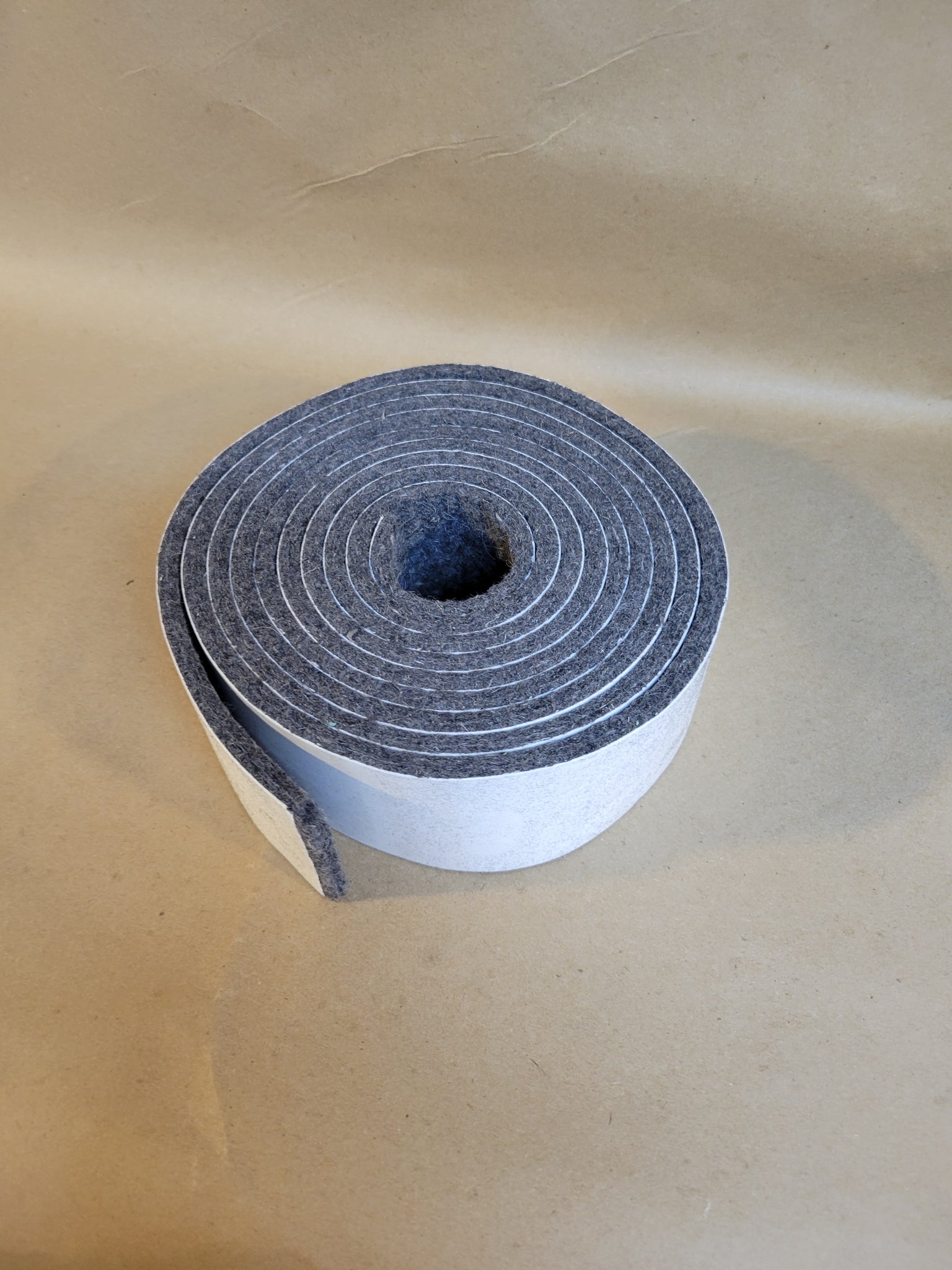 Felt Strip, F3, 3/16 In Thick, 2" Wide X 120" Long - Adhesive Backed ...