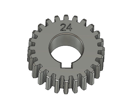 South Bend Gear - 24 Teeth 1/2" Wide 5/8" Keyed Bore 18DP – Farm Boy Sales