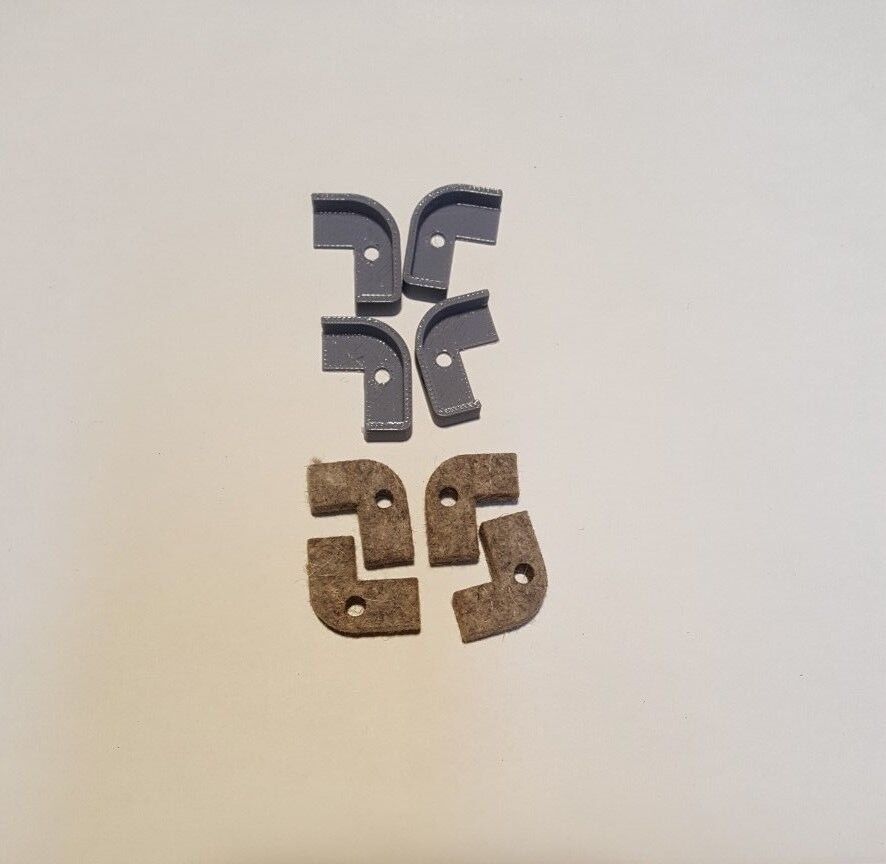 Atlas Craftsman 10" & 12" Metal Lathe Felt Wiper Retainer Way Saddle 1 ...