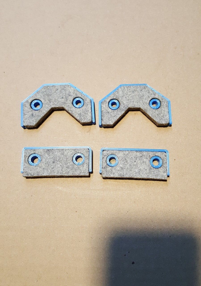 Jet 1859 Metal Lathe Felt Way Wiper Set - Apron Saddle Chip Shield Wip ...