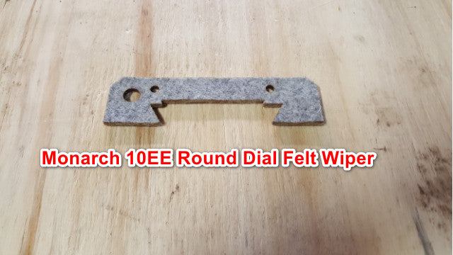 Monarch 10EE Round Dial Metal Lathe Felt Wiper Bottom Slide Wiper ...